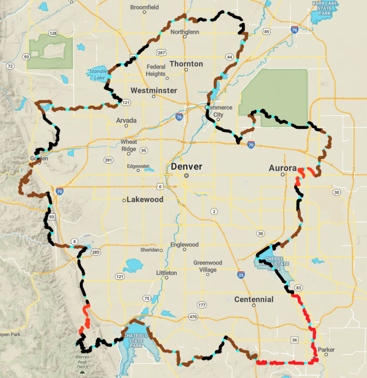 Discover Denver Trails: Denver Orbital Trail - 177 miles of urban and ...